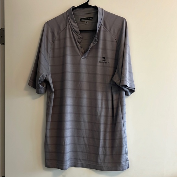 Pebble Beach | Shirts | Pebble Beach Mens Gray Polo Shirt | Poshmark